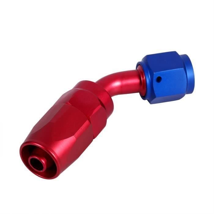 Sing-EBTOOLS Raccord d'extrémité de flexible AN6 Adaptateur de raccord mâle pivotant d'extrémité ...