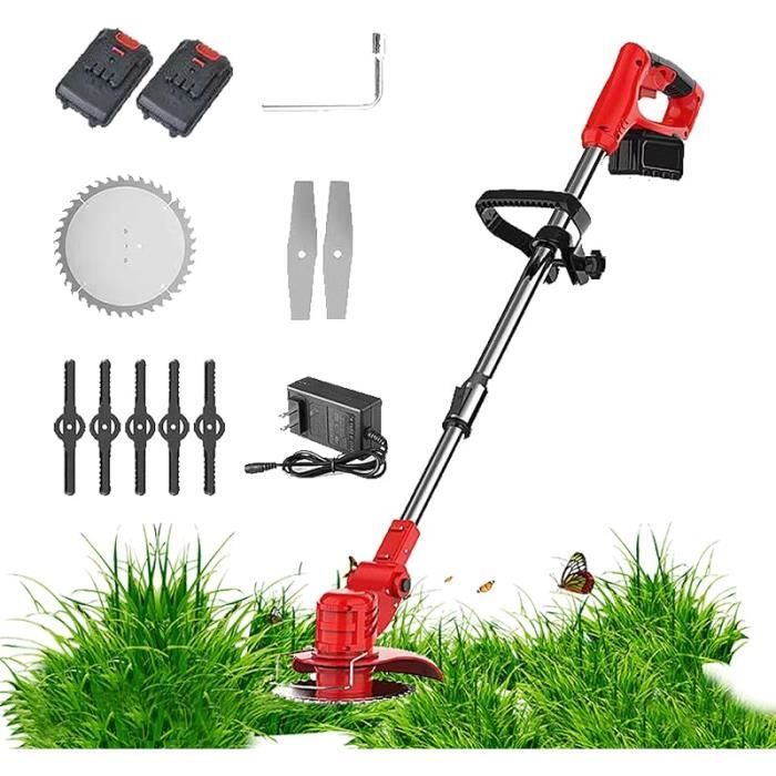 Dbroussailleuse lectrique 6 en 1Coupe-Herbe sans Fil de Jardin lger Interrupteur de scurit ...