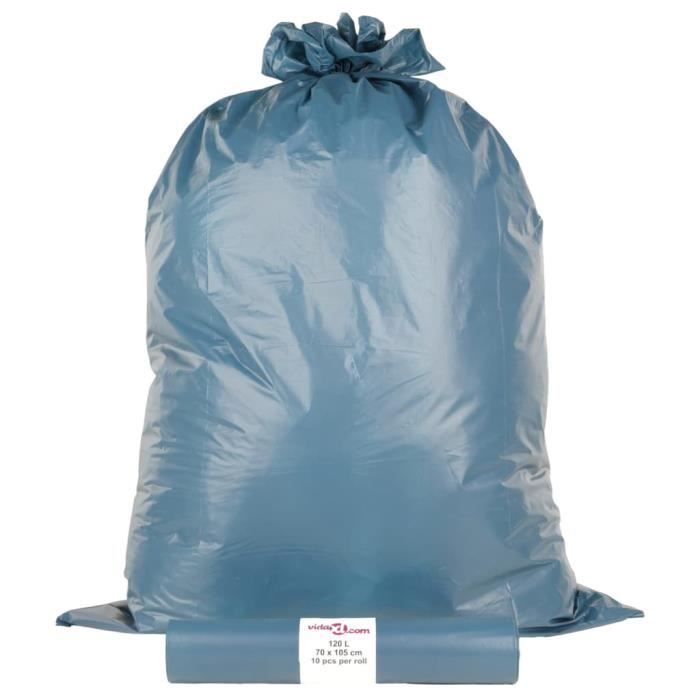 Sacs poubelles 100 pcs bleu 120 L - SALALIS - SP0131 - Cdiscount Au ...