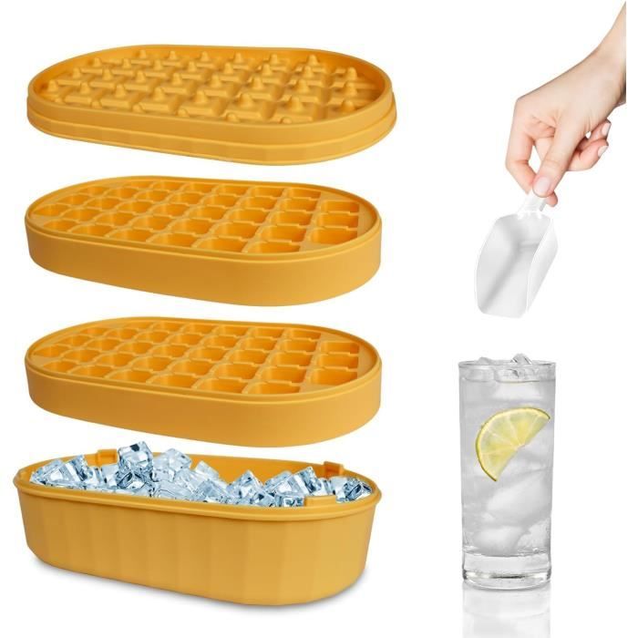 Altazar Bac à glaçons avec couvercle et bac de rangement 72 bacs à ...