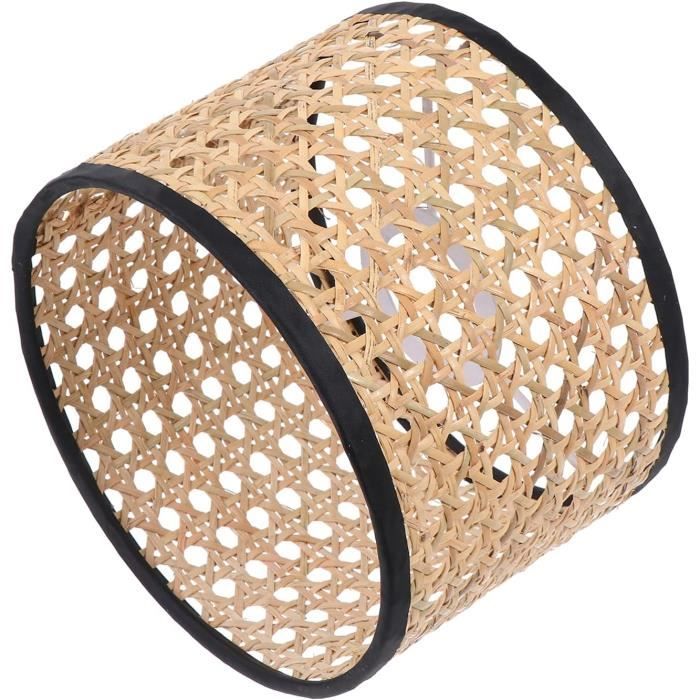 Abat- Jour En Rotin Kaki Lampe Lumière Ombre E27 Couvercle La Lampe ...