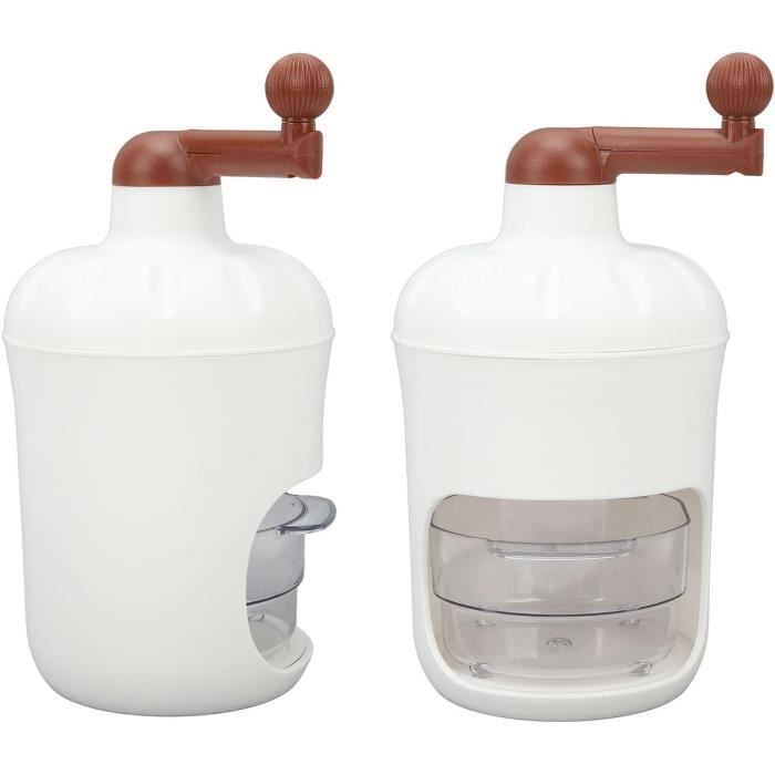 Machine À Glaçons Rasée Manuelle, Broyeur À Glace À Manivelle, Mise À ...