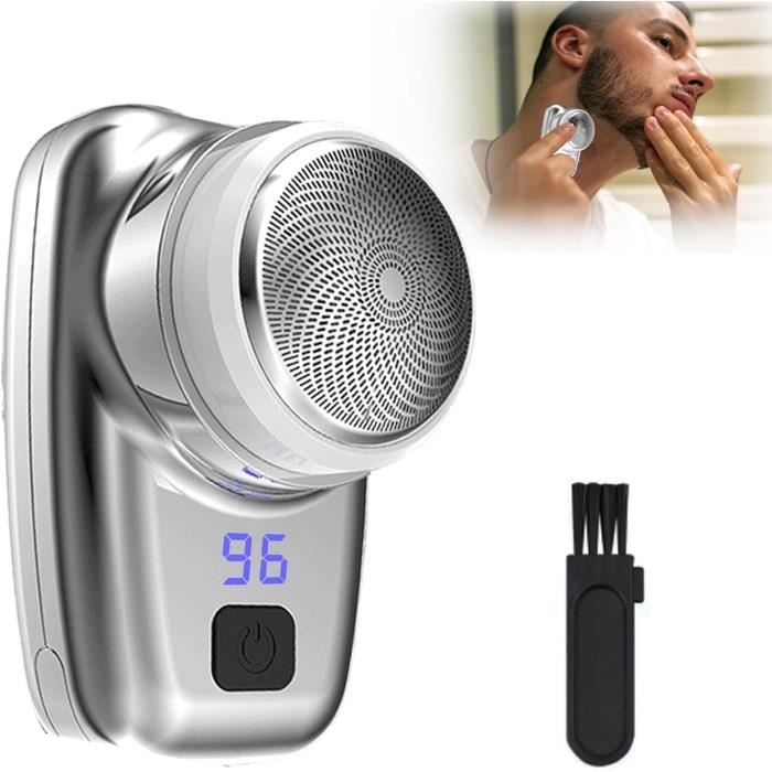Mini Rasoir Électrique Usb Pour Homme - Portable - Lavable - Pour Homme ...
