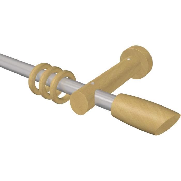 Tringle À Rideaux De 20 Mm De Diamètre, 1 Voie, Type Ellipse, Métal ...