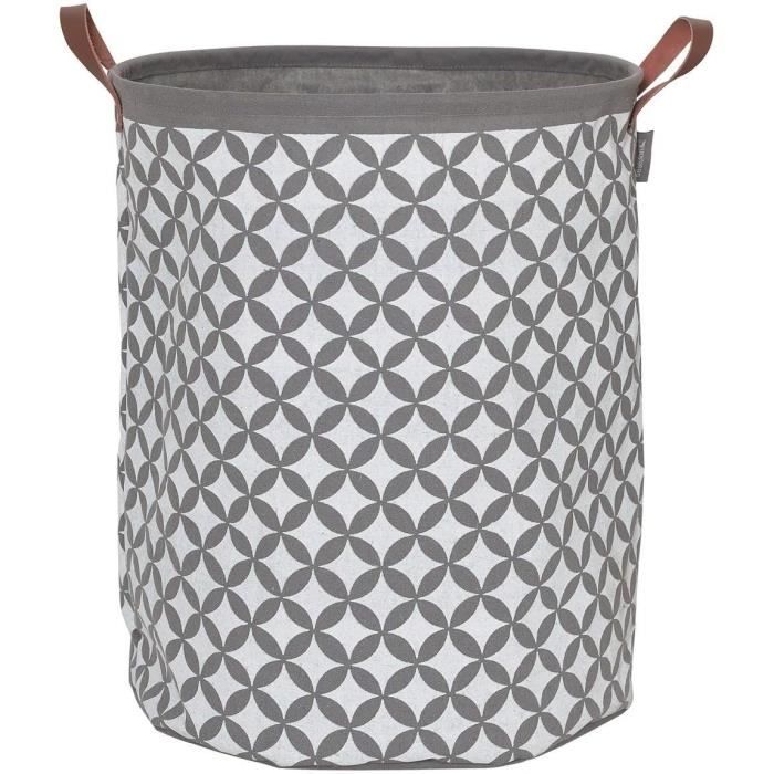 362302012 Panier À Linge Diamonds Panier À Linge, Plastique, Gris, 50 X ...