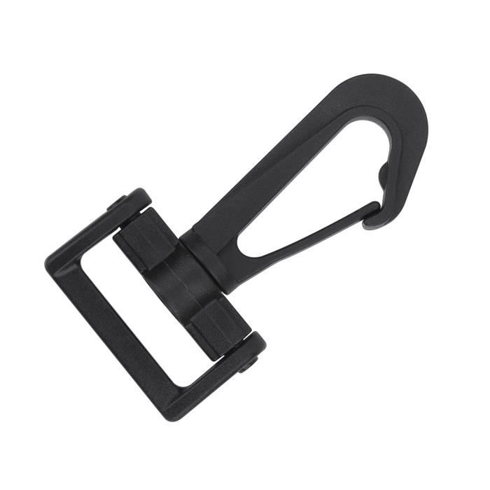 KAM 25mm Mousqueton Pivotant Crochets en Plastique Fermoir à Gâchette ...