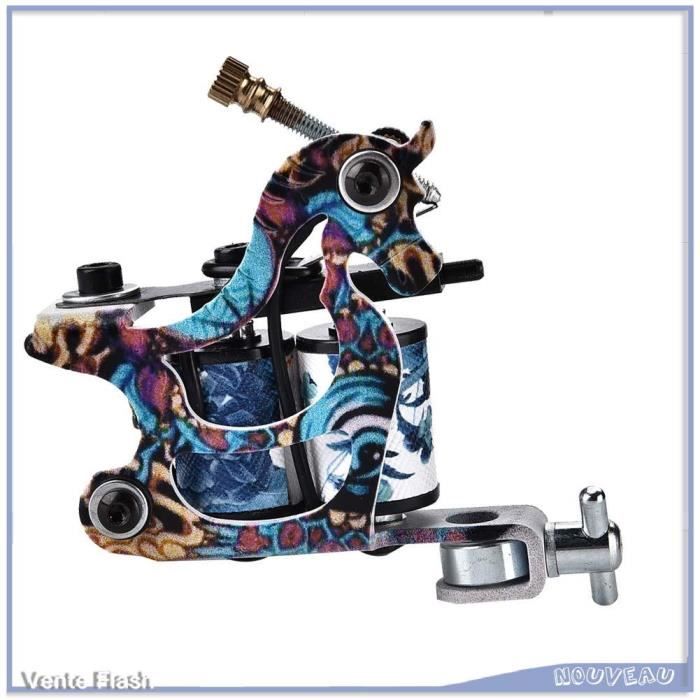 VGEBY Tattoo Machine Alliage Professionnel - Bobines Cuivre 10 et Capacité 47uf - Performances ...
