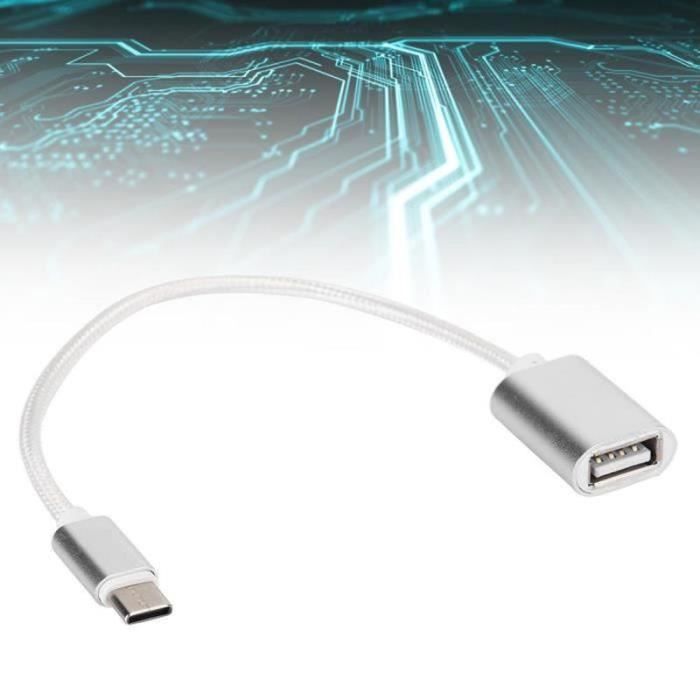 ZJCHAO Cordon de brassage TypeC 2Pcs TypeC Patch Cord USB Box USB Flash ...