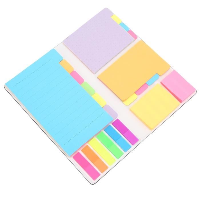 ZJCHAO blocs-notes autocollantes Ensemble de notes autocollantes Blocs ...