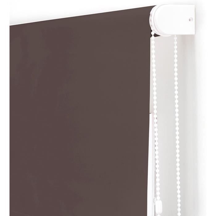 Draco Store Enrouleur Opaque Marron Foncé 160 X 175 Cm (Largeur X ...