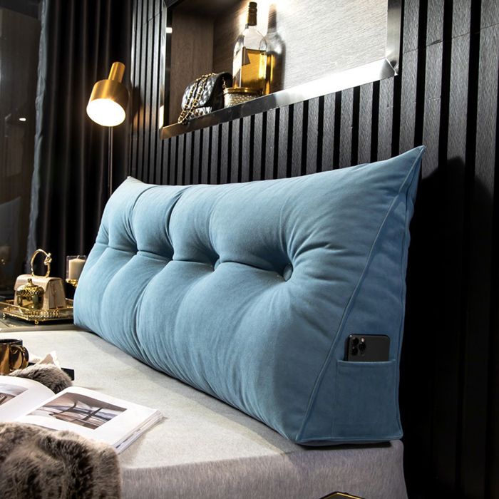 Coussin de dossier en daim, idéal pour lit et canapé, coussin de ...