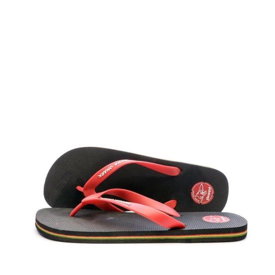 Tongs Noir/Rouge Homme Beppi Slipper - Cdiscount Sport