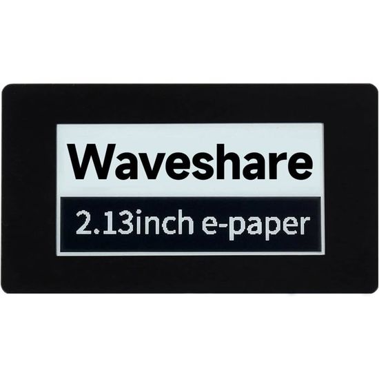 Waveshare 2.13inch Touch E-Paper E-Ink Display Hat for Raspberry Pi Black/White Color 250×122 ...