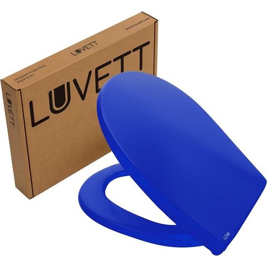 Abattant de WC ovale universel avec système d'abaissement automatique ...