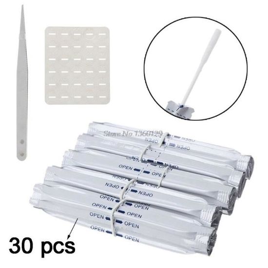 Brosses pour meuleuse,80-50-30 Pièces Double Tête Coton Bâton De ...