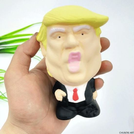 Jumbo Squishy Funny Trump PU Squishyes Slow Rising Cream Scented Fidget ...