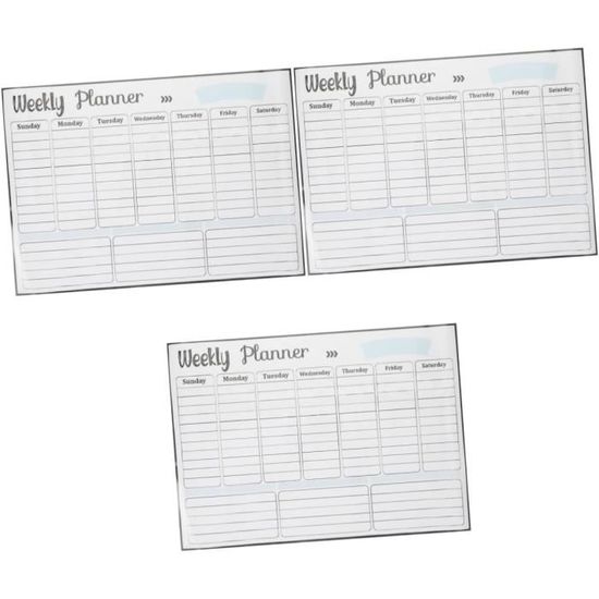 Congelateur 3Pcs Babillard Tableau Doux Le Calendrier pour Animaux De ...