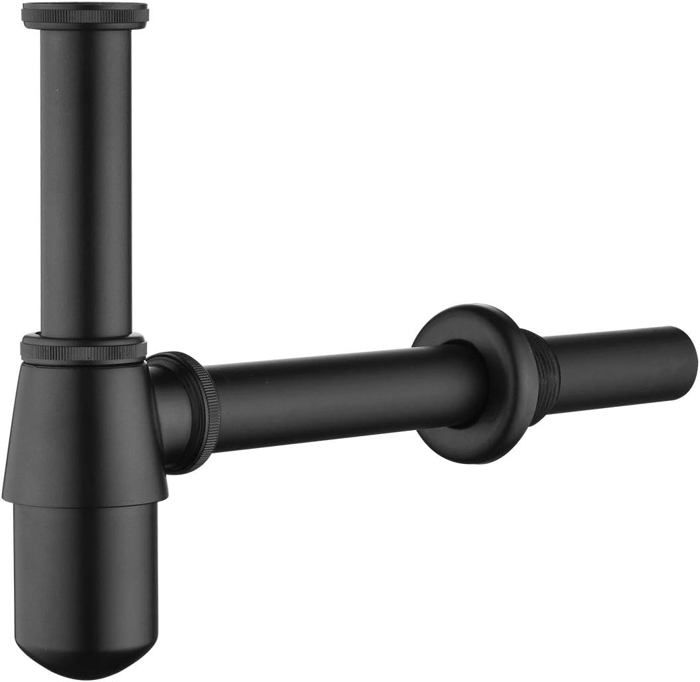 Laiton Siphon De Lavabo, Universel Syphon Avec 200Mm Tube Plongeur, 1 1 ...