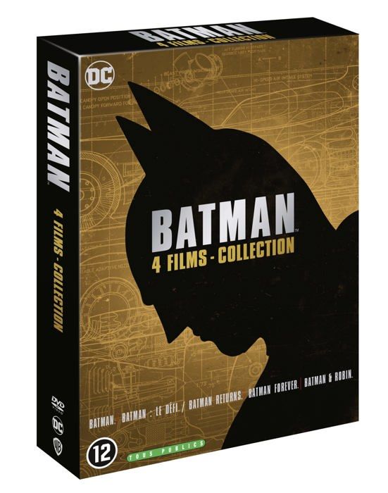 Dvd film Wbs Coffret Batman, Batman, le défi, Batman Forever, Batman et ...