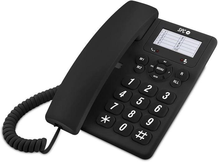 Original – Téléphone Filaire de Bureau ou Mural, avec de Grandes Touches et Facile à Utiliser, 3 ...