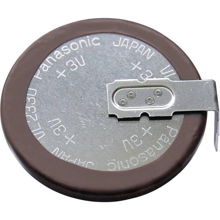 Panasonic VL2330-1HFE Pile bouton rechargeable VL 2330 lithium 50 mAh 3 ...