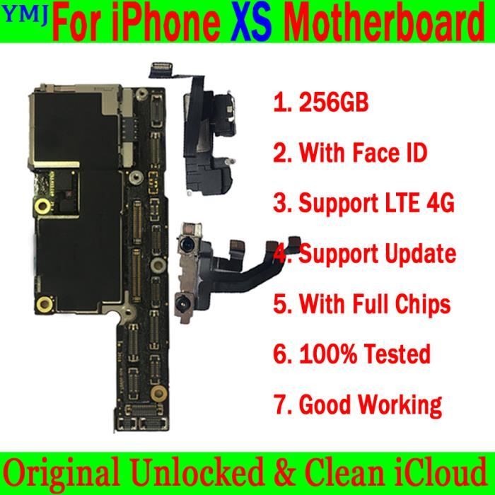 XS-256GB Avec Face ID-Carte mère d'origine Anderson pour iPhone, prise ...