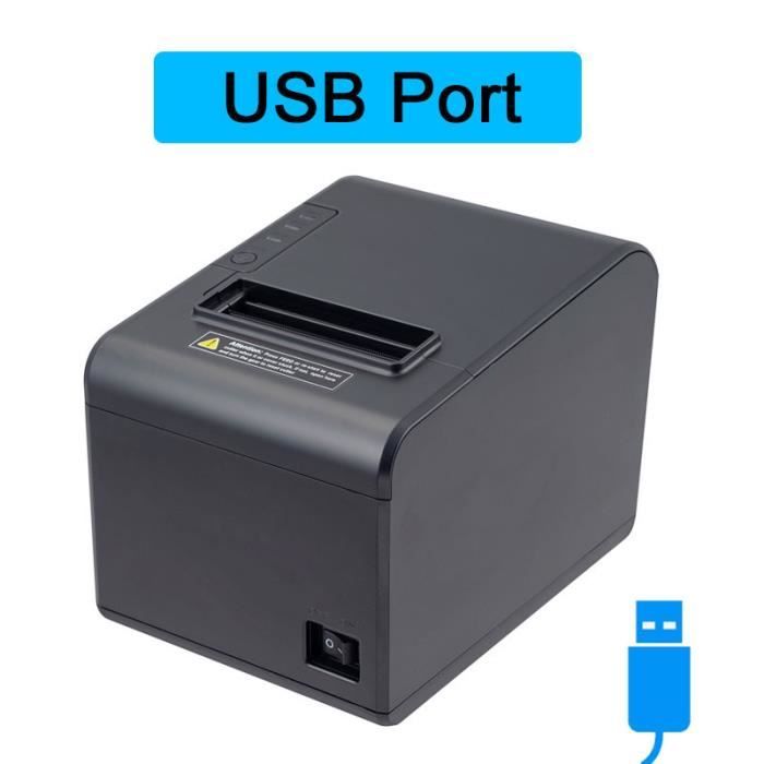 Port USB - Imprimante Thermique Pour Tickets De Caisse 80mm, Coupe ...