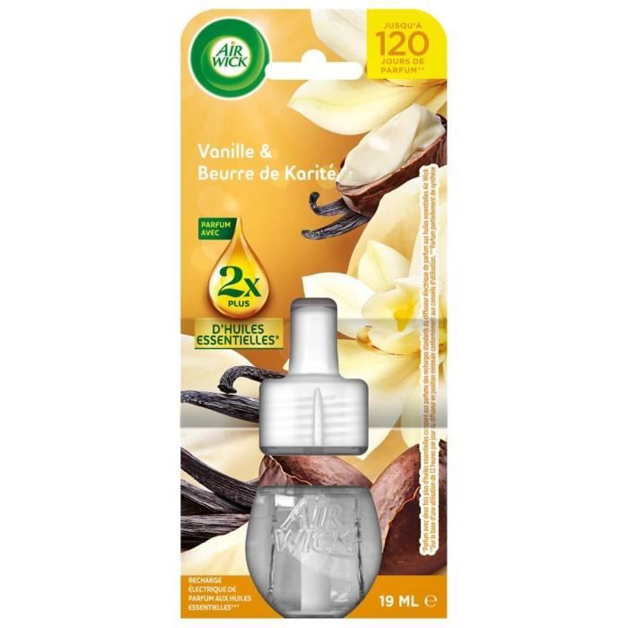 Recharge Diffuseur désodorisant Electrique Huiles essentielles Vanille ET Beurre de Karité ...