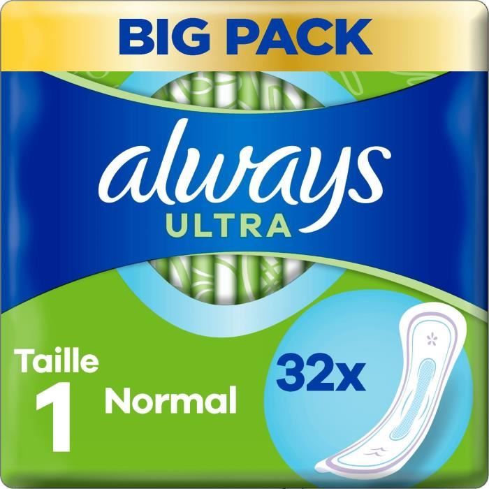 ALWAYS Ultra Serviette Hygiénique Normal Taille 1 x32 - Cdiscount Au ...