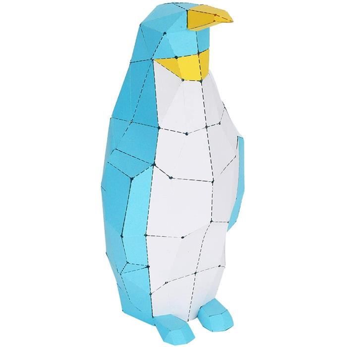 DIY 3D Penguin Papercraft Kit, Creative Hand-Made Craft Kit, Papier ...
