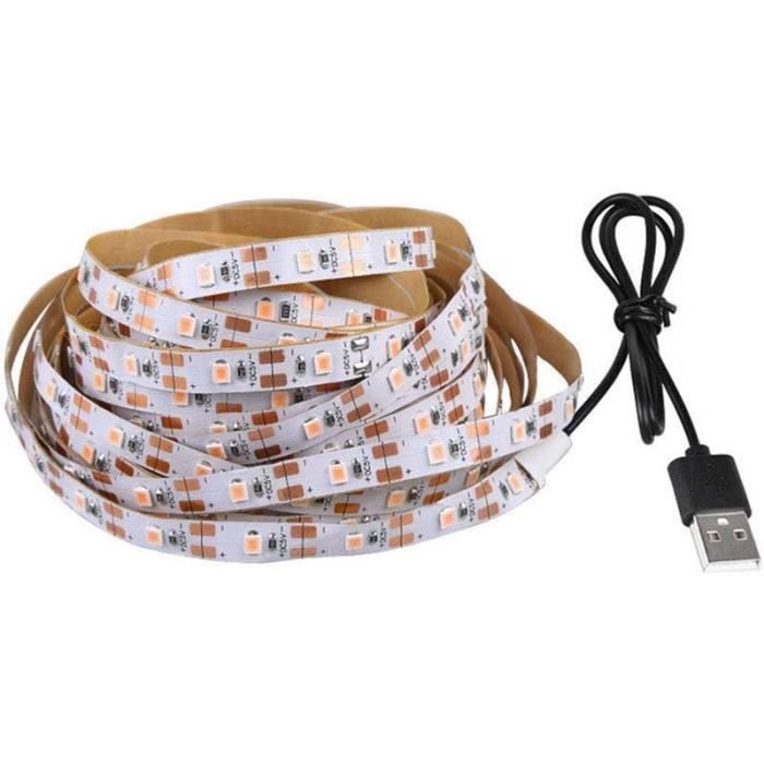 Lampe Culture Usb 5 V Pour Plantes À Spectre Complet, Bande Lumineuse ...