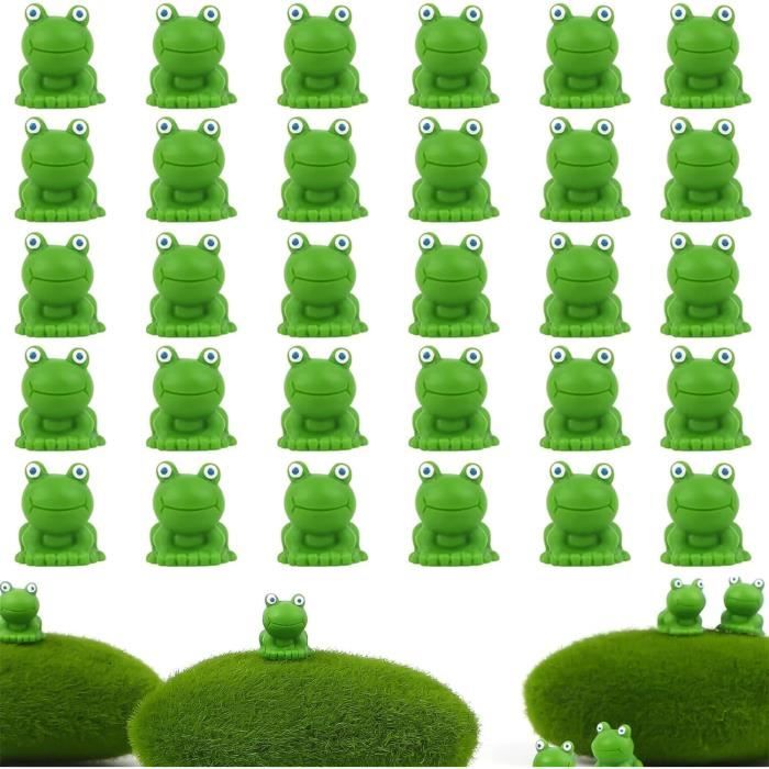 Mini Grenouilles En Résine - 30 Pcs Grenouille Décor De Jardin ...
