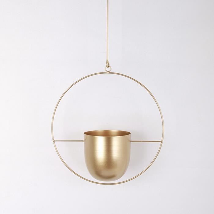 Porte-plantes en fer suspendu en métal, style nordique, porte-Pots de ...