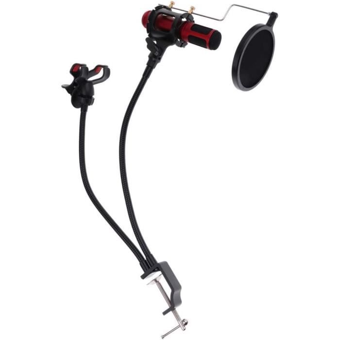 Kit Microphone Professionnel À Condensateur Avec Filtre Pop Pour ...