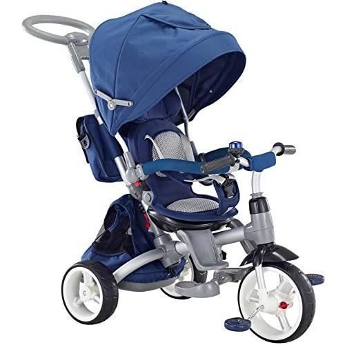 TRICYCLE Poussette Bébé Little Tiger avec Poignée de Poussée Panier ...