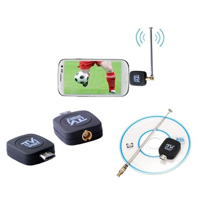 Récepteur-décodeur,clé de récepteur de télévision Mobile DVB-T ...