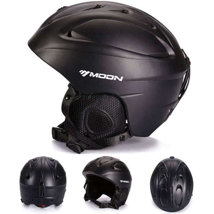 MS86-01 - M(55-58cm) - Casque de ski avec lunettes pour homme adulte ...