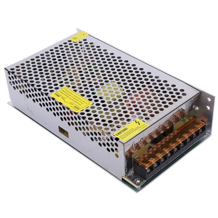 Cikonielf Alimentation Power Supply Regulator, DC 24V 10A Universal ...