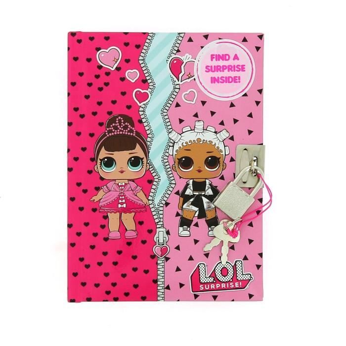 LOL Surprise Lockable Secret A6 Notebook - Journal - Journal ...
