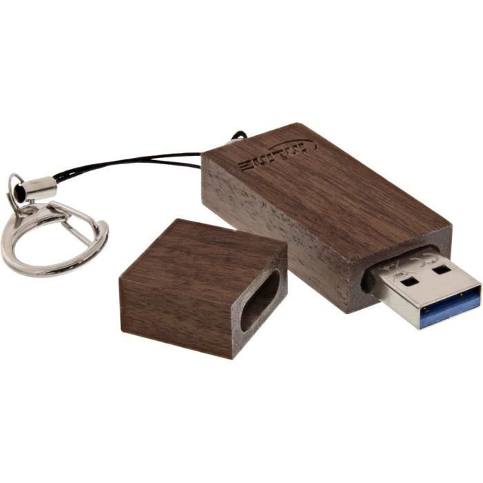 InLine® woodstick USB 3.0 Speicherstick, Walnuss, 32GB - Cdiscount ...
