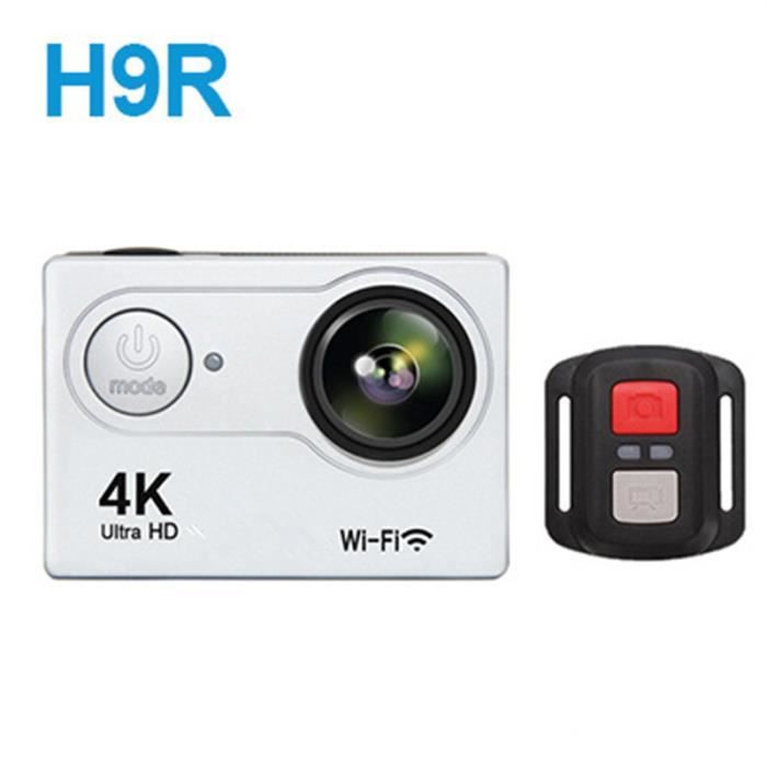Caméra d'action 4K avec télécommande WiFi,révélant Go étanche,Pro 30M ...