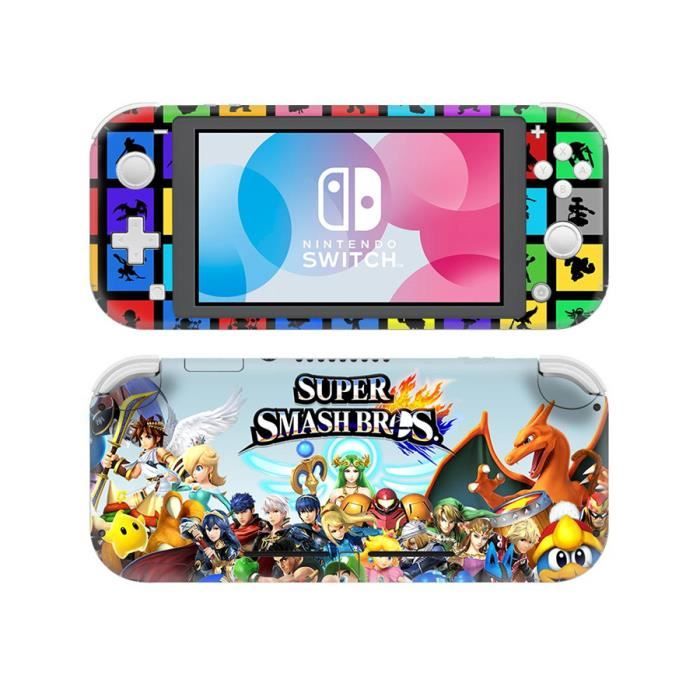 Sticker pour Nintendo Switch Lite, Super Smash Bros Autocollant Skin ...