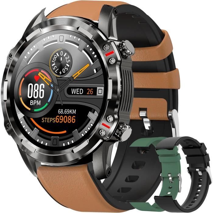 Dreamwin Montre Connectée Homme Avec Appel-Lecteur De Musique Bluetooth ...