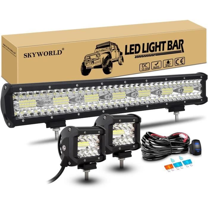 50.8Cm 420W Barre Rampe Led Phare De Travail Led Flood Spot Feux De ...