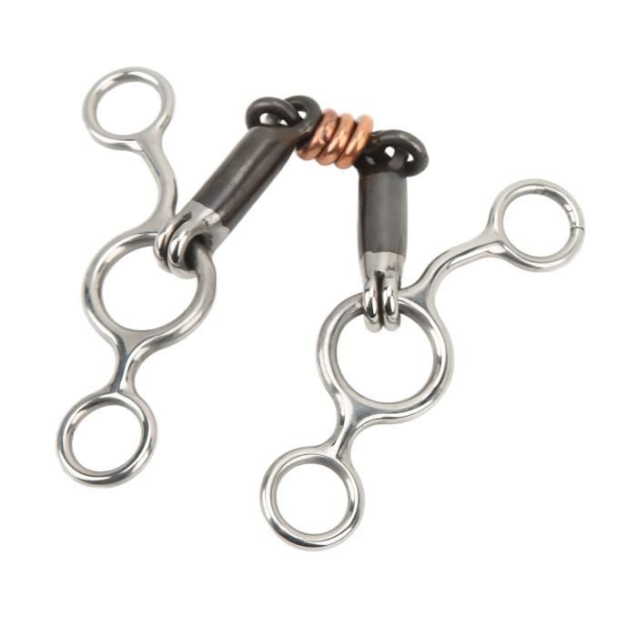 Anneau de bâillon de cheval - ZERODIS - Gag Ring Snaffle - Acier ...