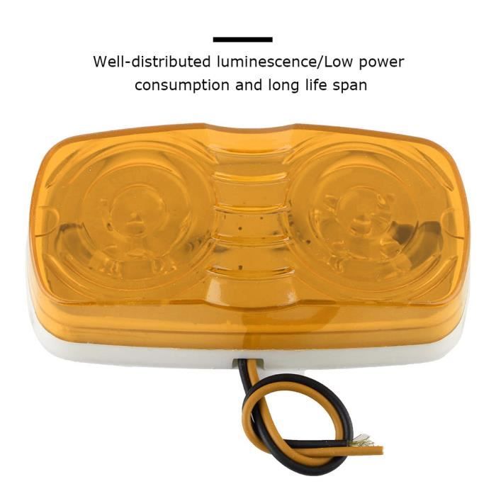 Garosa feu de gabarit à LED 24V 10LEDs Side Marker Light Turn Signal ...