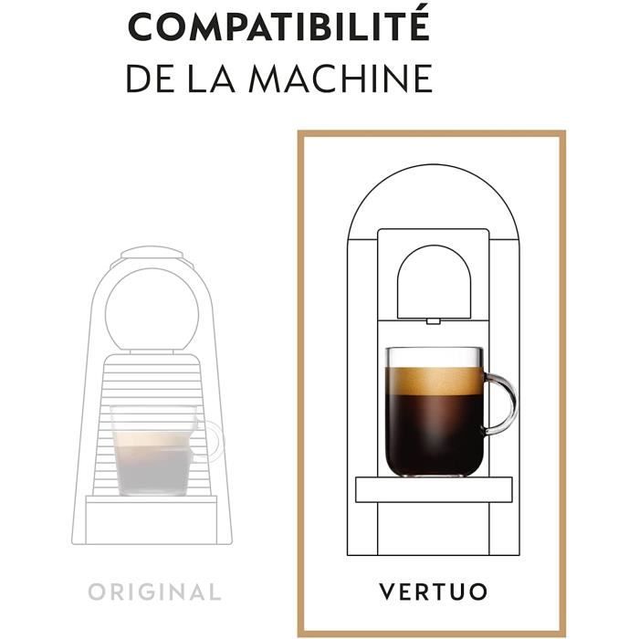 30 capsules NESPRESSO VERTUO ALTISSIO DECAFFEINATO Espresso 40ml ...
