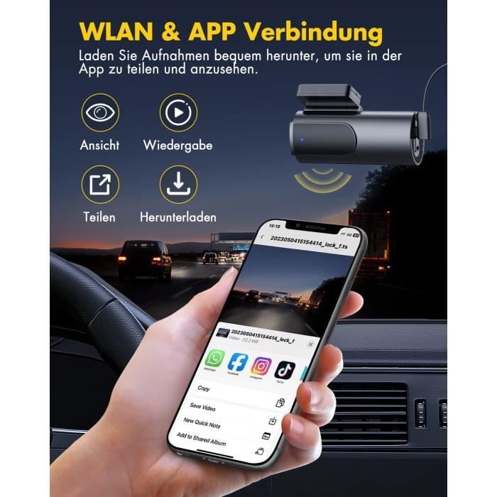 Dashcam (D600-De)[J201] - Cdiscount Auto