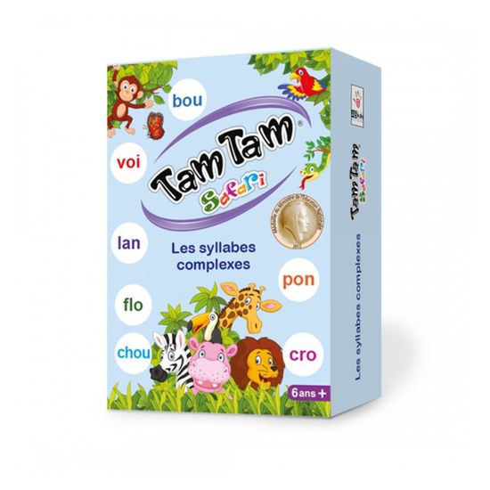 Jeu - Tam Tam Safari - Les syllabes complexes - Jeu de lecture - Dès 6 ...