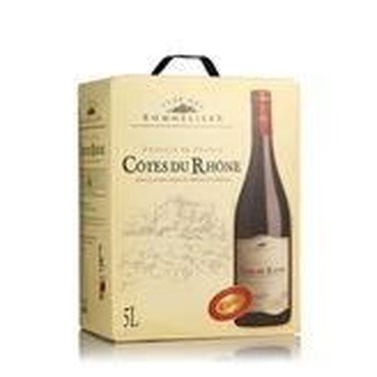 Côtes du Rhône Vallée du Rhône - Vin rouge - 5 L - Club des Sommeliers ...